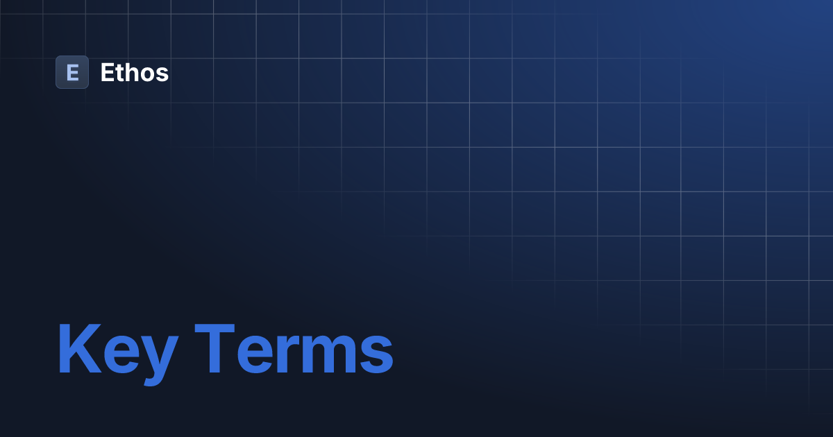 Key Terms | Ethos